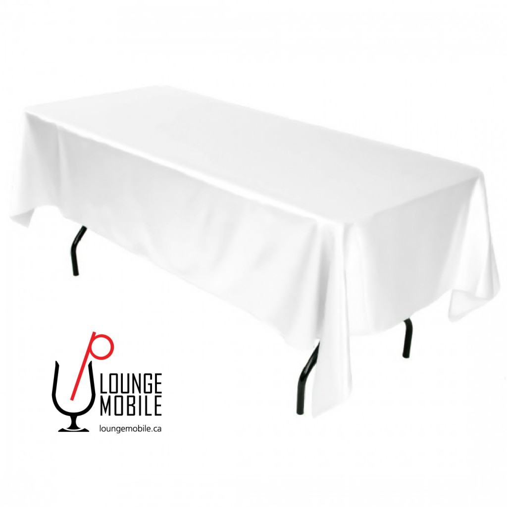 Nappe Rectangle Satin Blanc 60 X 102 Nappes Les Productions